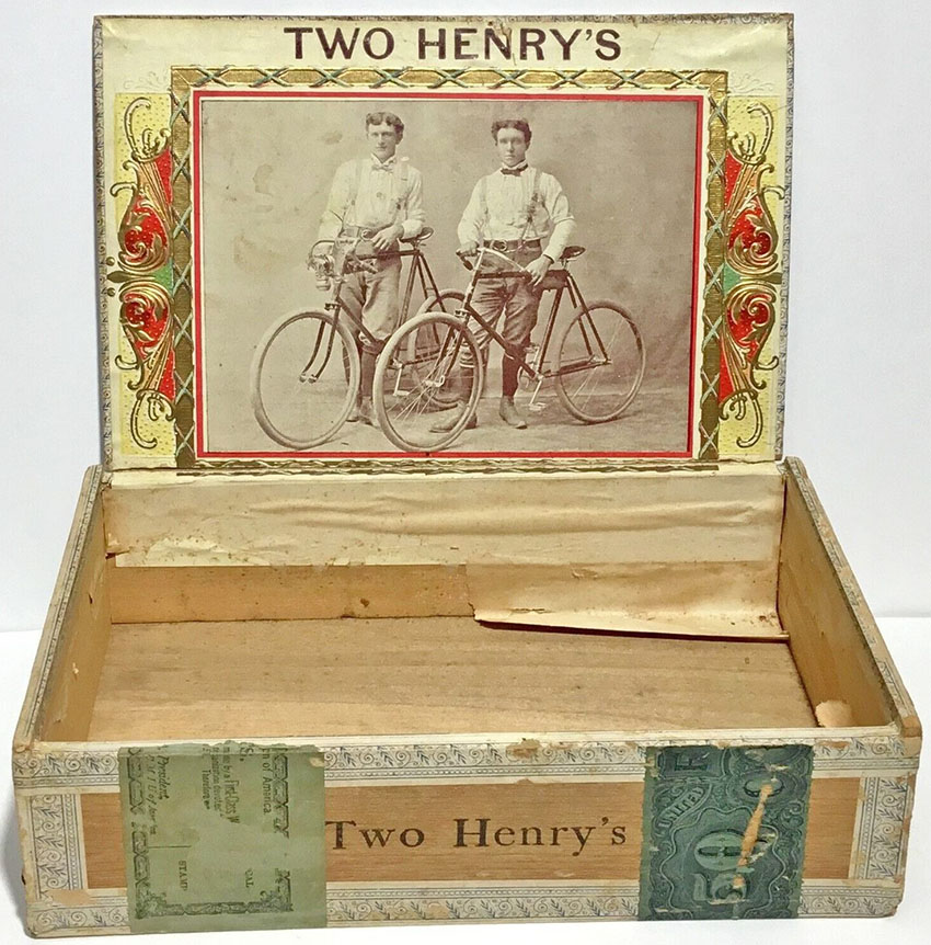 LOT 05 1890s ‘THE CYCLIST’ HANDLEBAR-MOUNTED MATCH SAFE / ASHTRAY ...